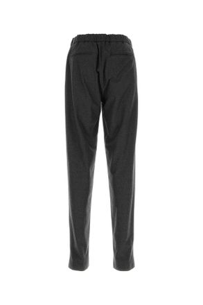 Giorgio Armani Stretch Cashmere Trousers - Gray