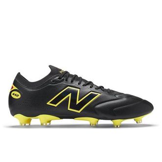 New Balance Unisexe 442 Elite Knit FG V3 en Noir/Jaune/Rouge, Synth&eacute;tique, Taille 44.5