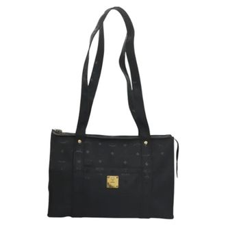 MCM Pre-owned Cuir sacs-main - Femme - Pre-owned - Noir - Taille: ONE Size
