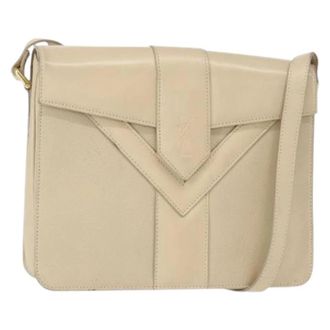 Saint Laurent Pre-owned Ledertasche - - Pre-owned - Damen - Beige - ONE SIZE