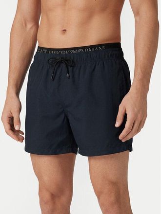 Emporio Armani Badeshorts 7M001689 AF21074 UB102 Dunkelblau Regular Fit