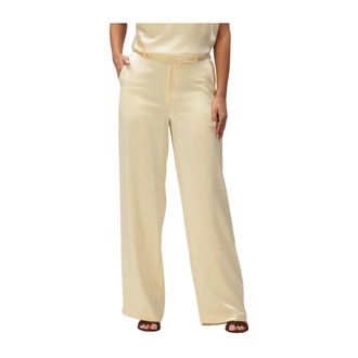 Notre-V Nv-Hella Wide Hosen - - Trousers - Damen - Gelb - XL