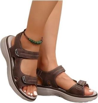 Generic Sandales Femmes, Sandale Femme Confortable Sandales dété for femmes, chaussures de voyage, semelles durables, pantoufles plage en plein air, sandales 