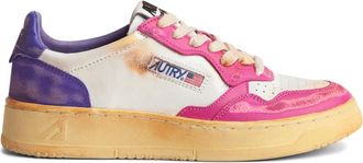 Autry Baskets Super Vintage Low Cuir Bicolore Autry