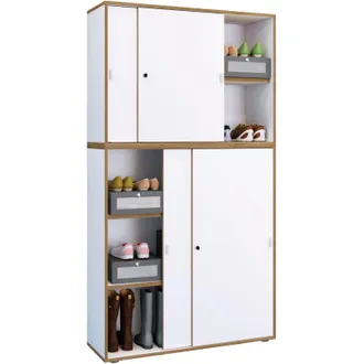 VCM B&uuml;roschrank Schiebet&uuml;ren Salia 5fach 100