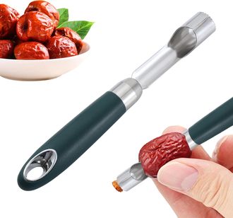 Generic Obstkernentferner,K&uuml;chenhelfer Aus Edelstahl - Pfeffer Ananas Birne Entkerner | F&uuml;r Kirschen Datteln Beeren Paprika K&uuml;che Gastronomie Haushalt