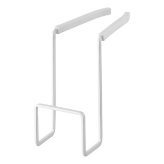 Yamazaki Tableware Home 4388 Schwammhalter zum Aufh&auml;ngen am Wasserhahn, K&uuml;chen-Organizer, Sp&uuml;lbecken-Korb, Einheitsgr&ouml;&szlig;e, wei&szlig;