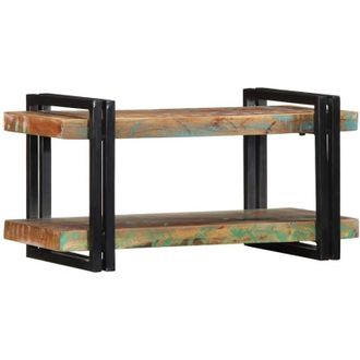 vidaXL Vidaxl - tag&egrave;re murale multicolore bois massif r&eacute;cup&eacute;ration