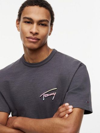 Tommy Jeans T-Shirt TJM RELAXED NOVELTY relaxed Fit mit strukturierter R&uuml;ckengrafik