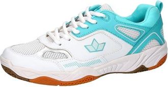 Lico Femme Sprint Indoor Baskets dintérieur, Blanc Turquoise, 38 EU
