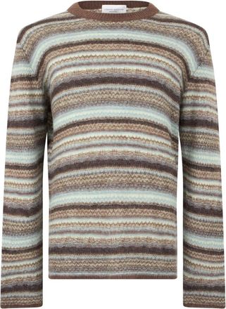 Roberto Collina Pull ray&eacute; - Homme - Pulls - Multicolore - Taille: XL