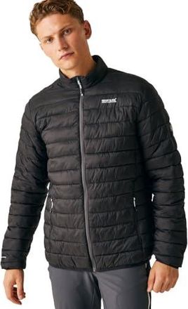 Regatta Mens Hillpack II Insulated Jacket, Veste matelassée entièrement zippée HillPack II Packaway pour homme de Homme, Black