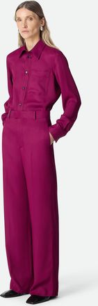 Bottega Veneta Hose Aus Viskose Und Seidentwill - Bottega Veneta