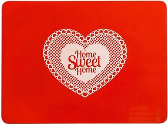 Premier Housewares Set von 4 Tischsets, Home Sweet Home, Kork