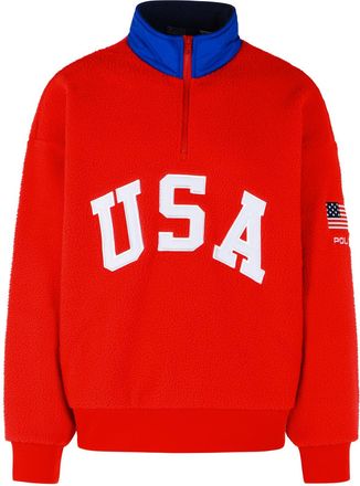 Polo Ralph Lauren Polaire en polyester rouge Polo Ralph Lauren