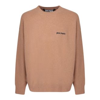 Palm Angels Braune Strickwaren Aw23 Stilvolles Design - - Knitwear - Herren - Braun - M