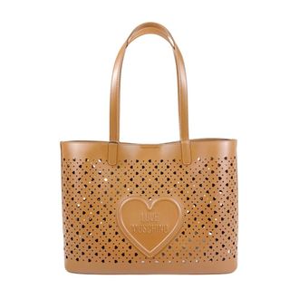 Love Moschino Femme, Sacs, Brun, Taille: ONE Size Traforato Shopping