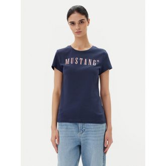 Mustang Jeans Mustang T-Shirt Loa 1016146 Blau Slim Fit