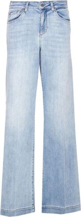 Liu Jo Femme, Jeans, Bleu, Taille: W29 Wide Jeans