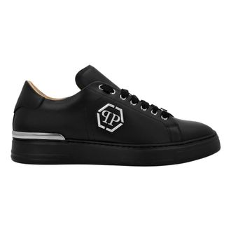 Philipp Plein unisex, Chaussures, Noir, Taille: 46 EU Lo-Top Baskets Hexagon