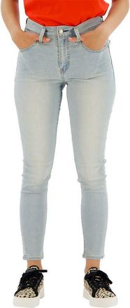 Levi's Damen 721 High Rise Skinny Med Indigo - Worn in 721 HIGH Rise Skinny MED Indigo - Worn IN, Cool It Now You, 28W / 28L