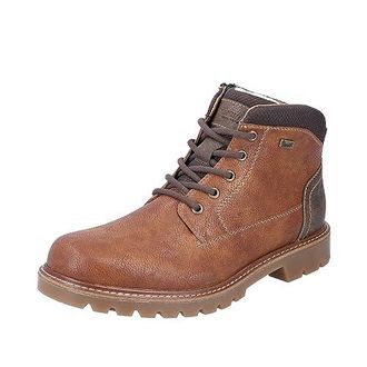 Rieker Homme 38810 Bottes à Lacets, Marron, 46 EU