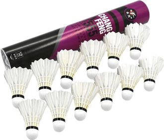 Generic Badminton-Birdié-Feder - Entenfeder-Badminton-Federball Für Stabilität Und Stärke, Premium-Entenfeder-Birdié Für Sanften Flug, Trainings-Match-Ball-Se