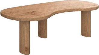 Rendez-Vous D&eacute;co Table basse organique en bois massif de mindi - BRANDAN