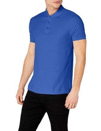 Fruit Of The Loom Herren Poloshirt, Blau (Königsblau), XXX-Large