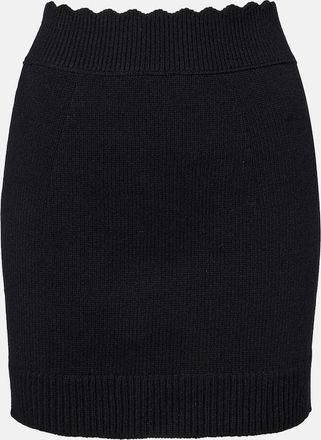 Chloé Chloé Mini-jupe en laine et cachemire