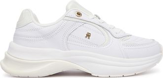 Tommy Hilfiger Sneakers Tommy Hilfiger Th Chic Runner Sneaker FW0FW09414 Wei&szlig;