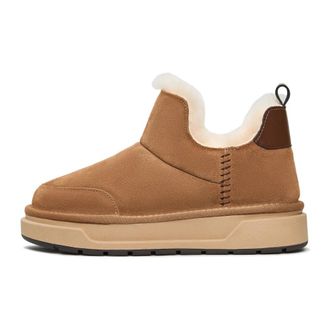 Cesare Gaspari Braune Shearling Winterstiefel Aspen - Braun - - Shoes - Damen - Braun - 39 EU