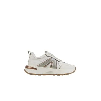 Alexander Smith Liverpool Damen Sneaker aus wei&szlig;em Leder mit silbernem Glitzer-Seitenlogo - - Shoes - Damen - Wei&szlig; - 40 EU
