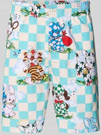 Kenzo Shorts mit Allover-Motiv-Print