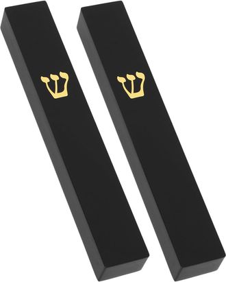 BESPORTBLE NIYANGLE 2 St&uuml;ck T&uuml;rs&auml;ulen aus Kunstharz mit Geschwungenen Verzierungen Wetterfeste Judaica T&uuml;rpfosten Dekoration f&uuml;r T&uuml;rrahmen Spiritueller Segenswun