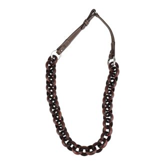 Max Mara Femme, Accessoires, Brun, Taille: ONE Size Chain Pendant Necklace