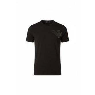 Emporio Armani Homme, Tops, Noir, Taille: XL T-shirt Big Eagle