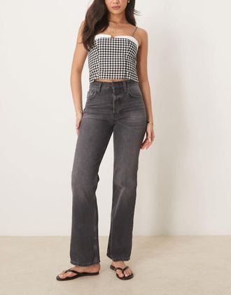 Free People Holly - Jean bootcut - Noir délavé