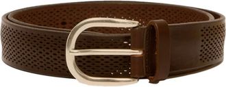 Orciani Homme, Accessoires, Brun, Taille: 100 CM Ceinture Micro-Perfor&eacute;e