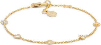 Fossil Sutton Damen Gold-Ton Messing Armband, JA7299710