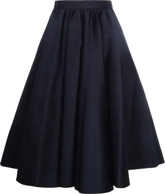 Max Mara Femme, Jupes, Noir, Taille: 36 FR Pleated Midi Skirt