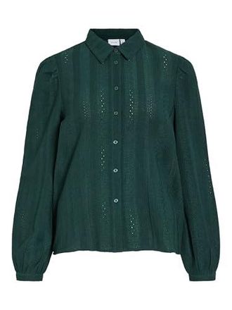 Vila Vila Shirt Vizania L/S-Noos, Pins Ponderosa, S Femmes
