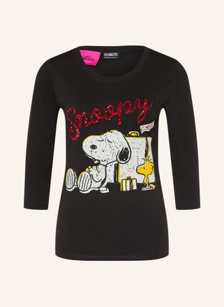 Frog Box Frogbox Shirt Mit 3/4-Arm Und Pailletten schwarz