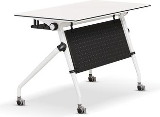 Generic Tragbarer, 1,8 m Langer, klappbarer Konferenztisch mit leisen Rollen, rechteckiger Besprechungstisch f&uuml;r einfache Mobilit&auml;t, platzsparendes Design, id