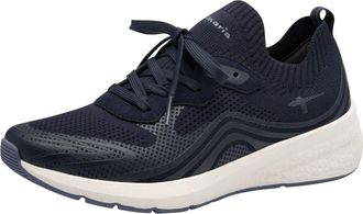 Tamaris Schn&uuml;rer Damen Vegan sportlich blau,EU 41