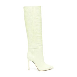 PARIS TEXAS Elegante Gr&uuml;ne Stiletto High Heel Stiefel - - Shoes - Damen - Gr&uuml;n - 38 1/2 EU