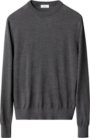Eton Leichter Pullover aus extrafeiner Merinowolle mit O-Neck in