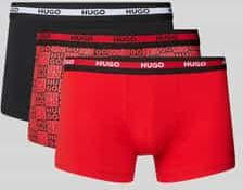 HUGO BOSS Trunks aus Baumwoll-Mix im 3er-Pack Modell PLANET