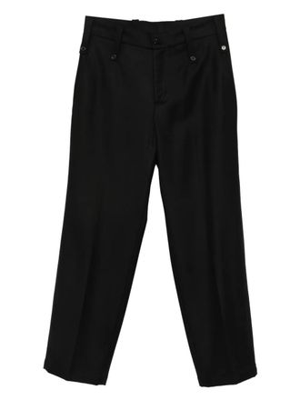 Paura pantalon Kyros &agrave; boutons - Noir