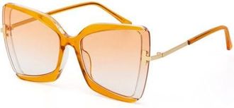 Generic Designer 2025 - Lunettes de soleil surdimensionnées pour femme, lunettes de soleil carrées vintage de luxe, pour femmes, lunettes de soleil pour femme